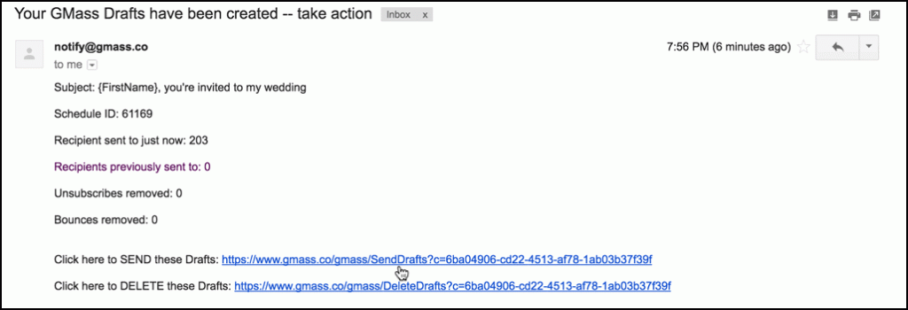 No More Fear: Preview your emails as Drafts, then send them with one click