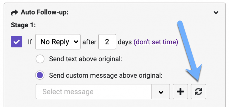 Create rich content for an automatic follow-up email sequence