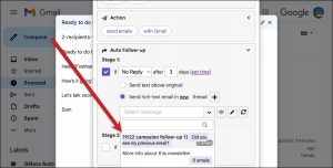 Create Rich Content for an Automatic Follow-Up Email Sequence