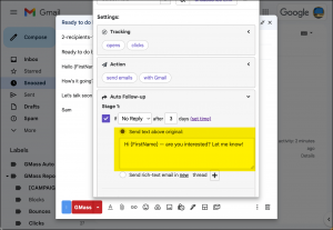 Create Rich Content for an Automatic Follow-Up Email Sequence