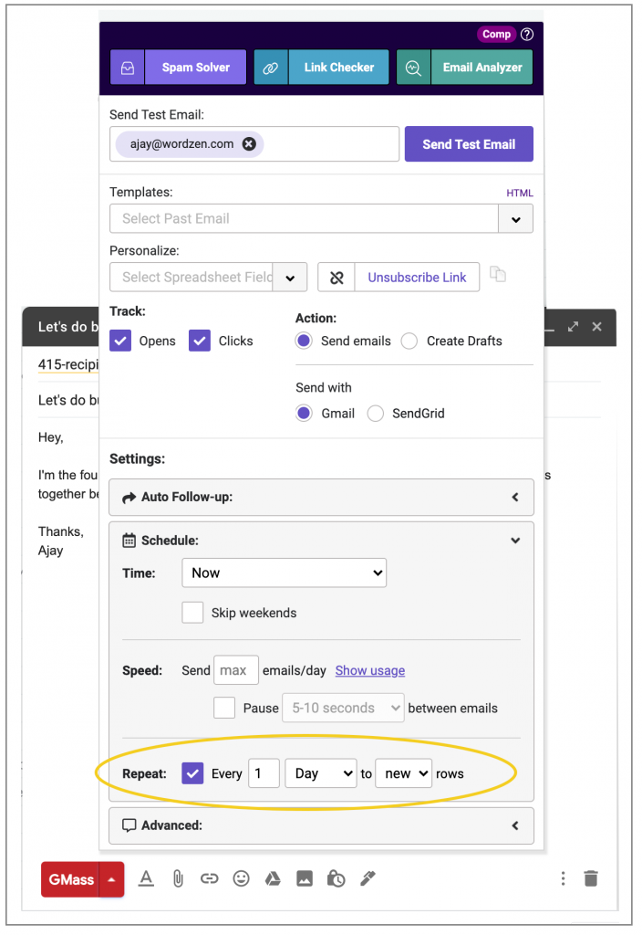 Send recurring automated email campaigns with Gmail and Google Sheets