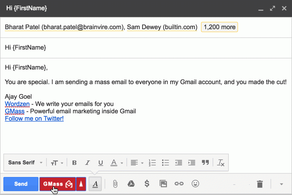 Easy way to send a mass email to every contact in your Gmail account