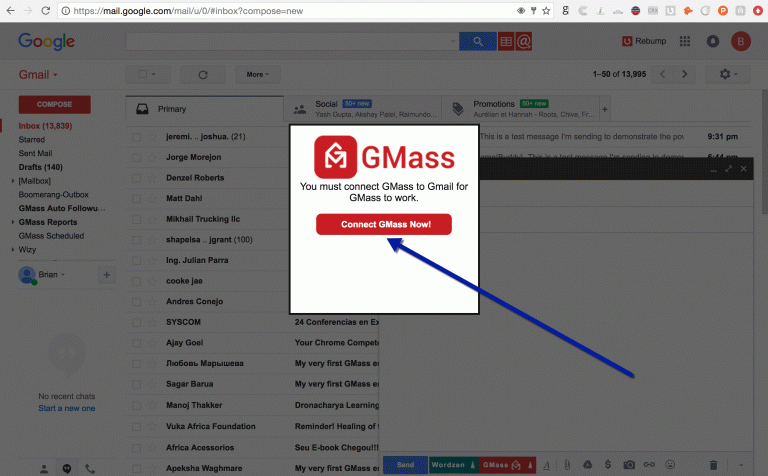 How to create a GMass account