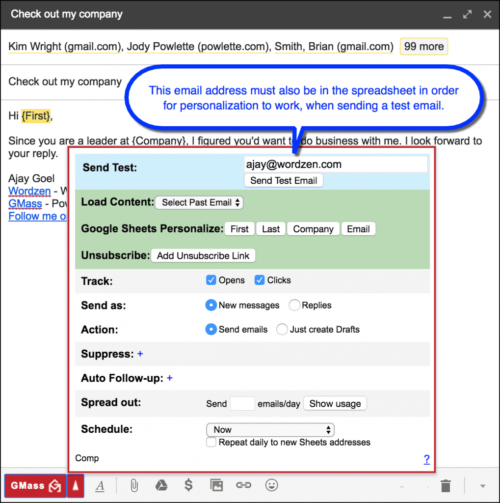 Why your Gmail mail merge personalization failed