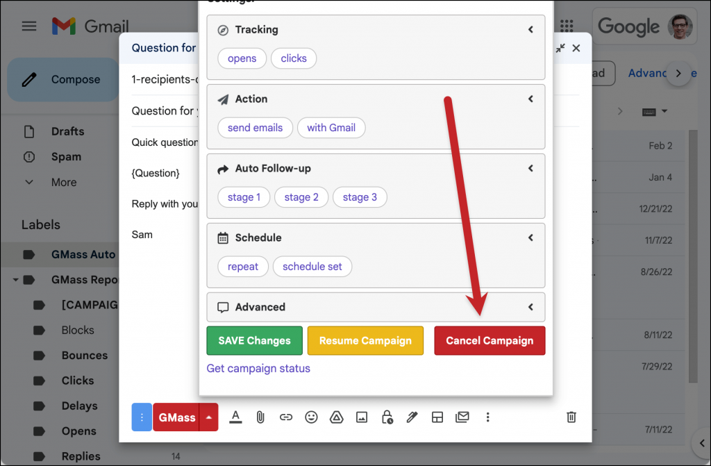 How to Cancel, Pause, Edit, or Add Auto Follow-Up Emails