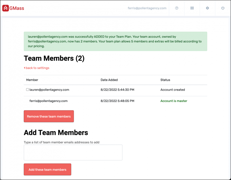 How to Manage Your Team Plan