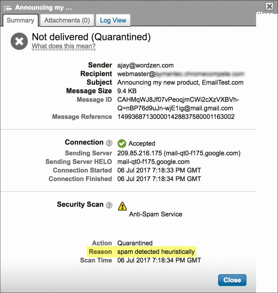 How we analyze spam and email deliverability issues