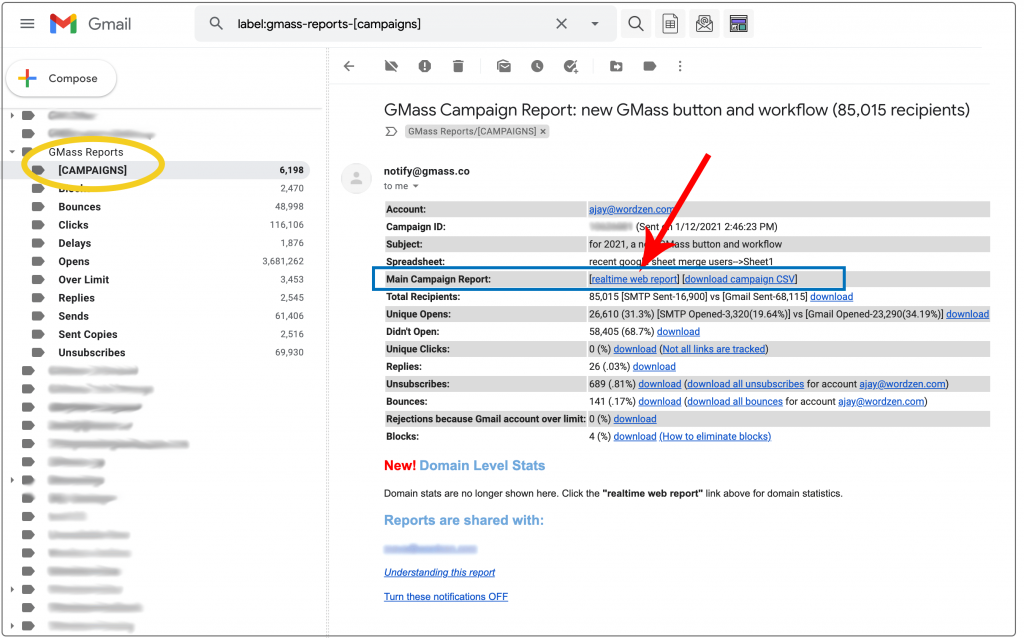 Campaign Reports Explained [+ interesting tidbits]