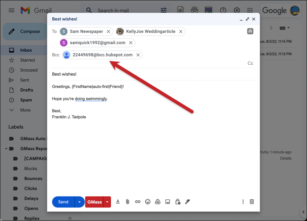 Integrate HubSpot with Your Gmail Mail Merge Campaigns