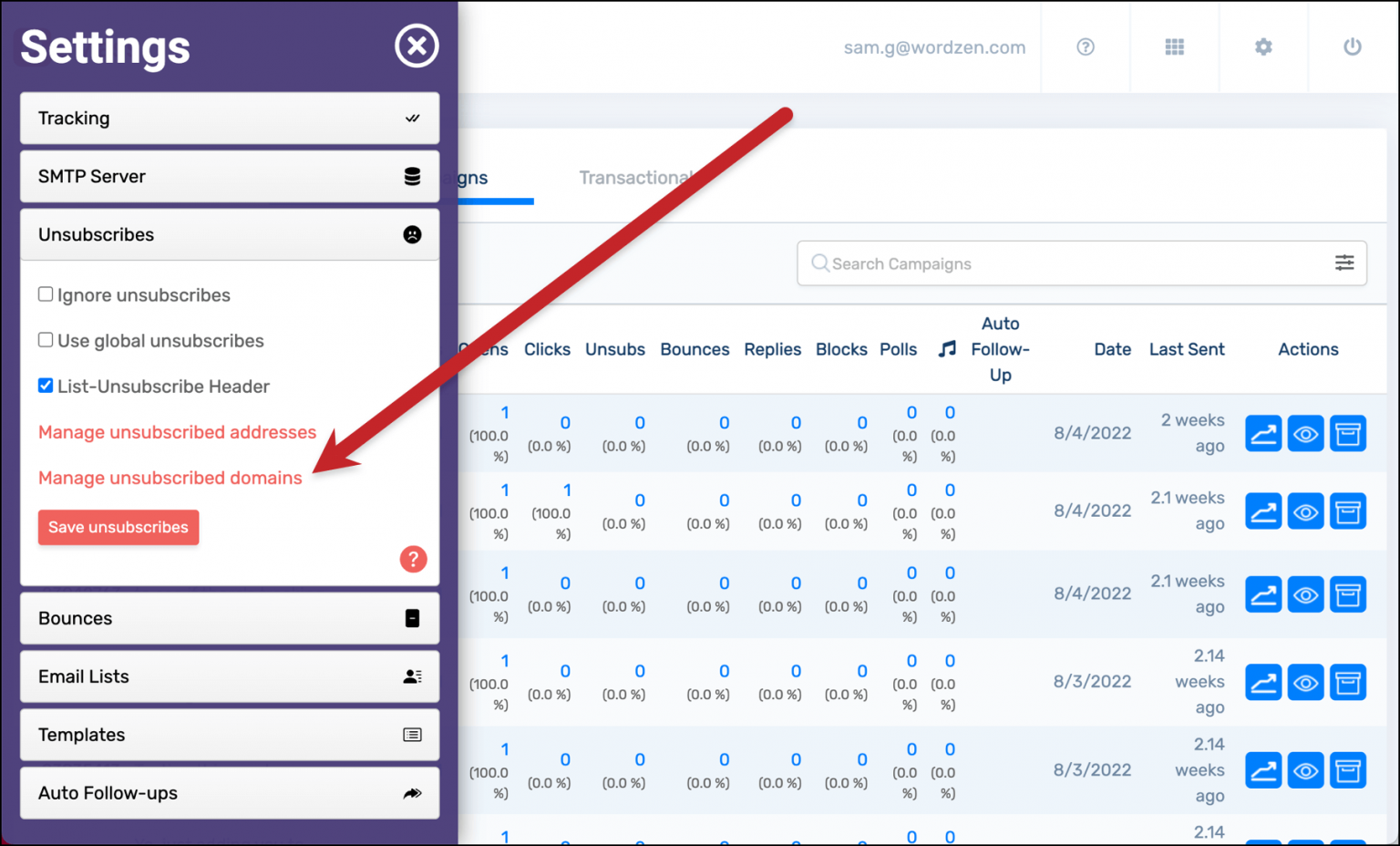 Manually Import or Remove Unsubscribe Addresses and the GMass ...