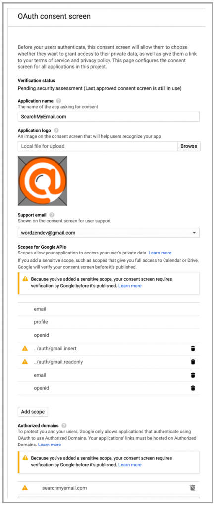 Five annoying issues with Google's OAuth Scope Verification