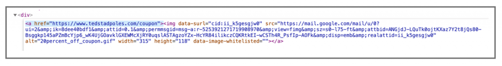How to add a link to an image in Gmail