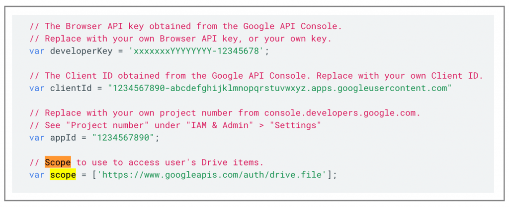 Advanced Techniques with the Google Picker API
