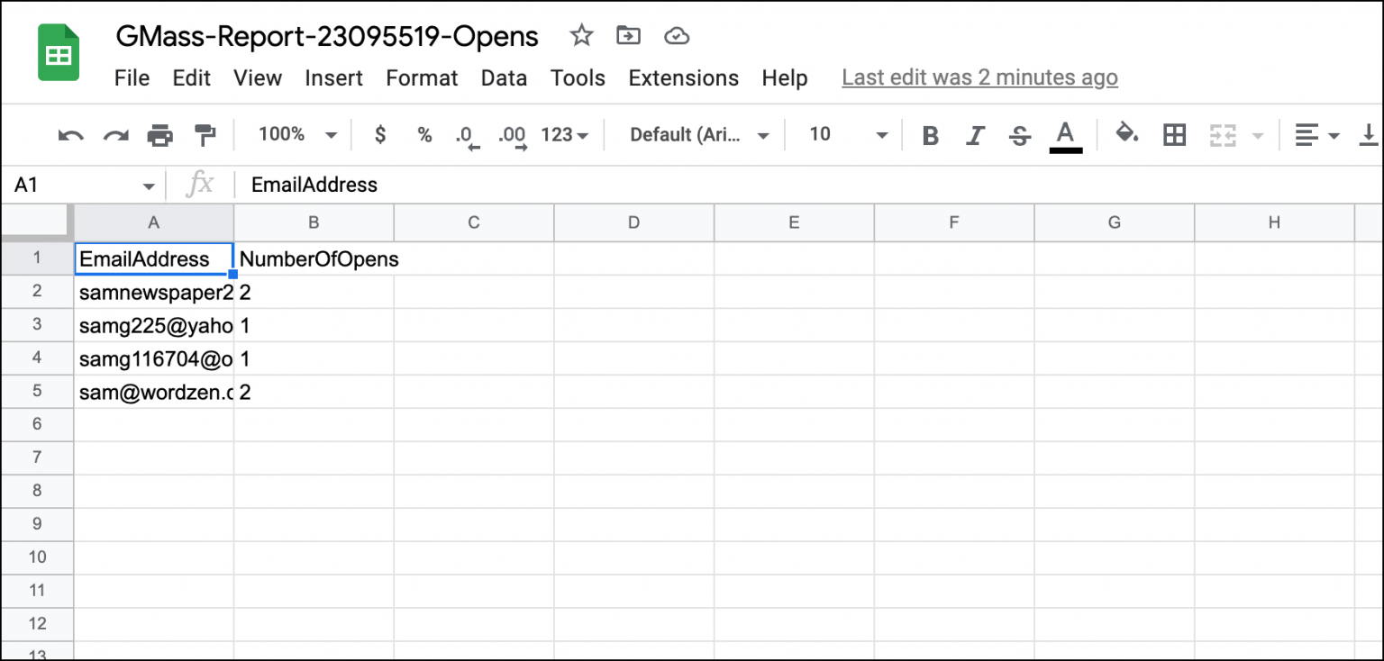 Update a Google Sheet with Campaign Data (Opens, Clicks, Replies)