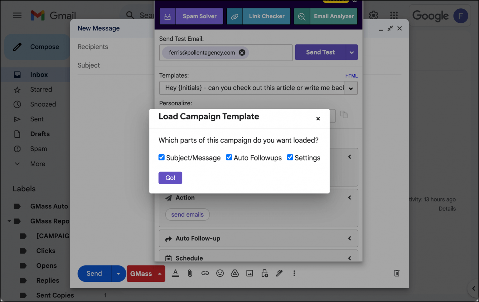 How to use Campaign Templates in Gmail