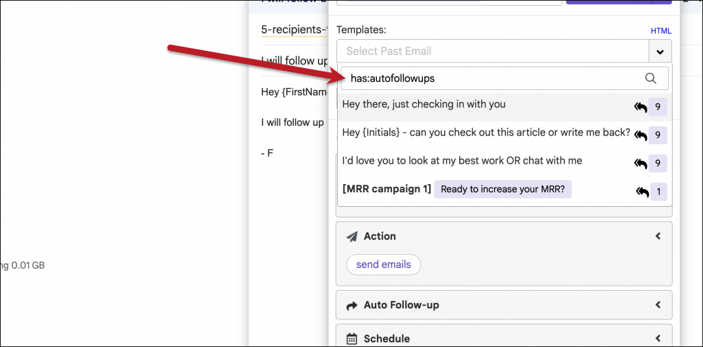 How to use Campaign Templates in Gmail