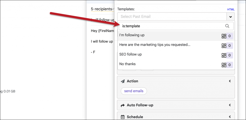 How to use Campaign Templates in Gmail