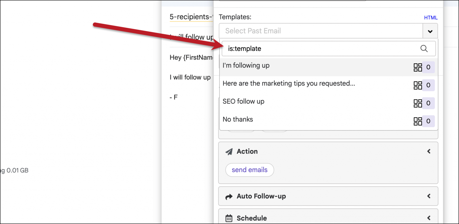How to use Campaign Templates in Gmail