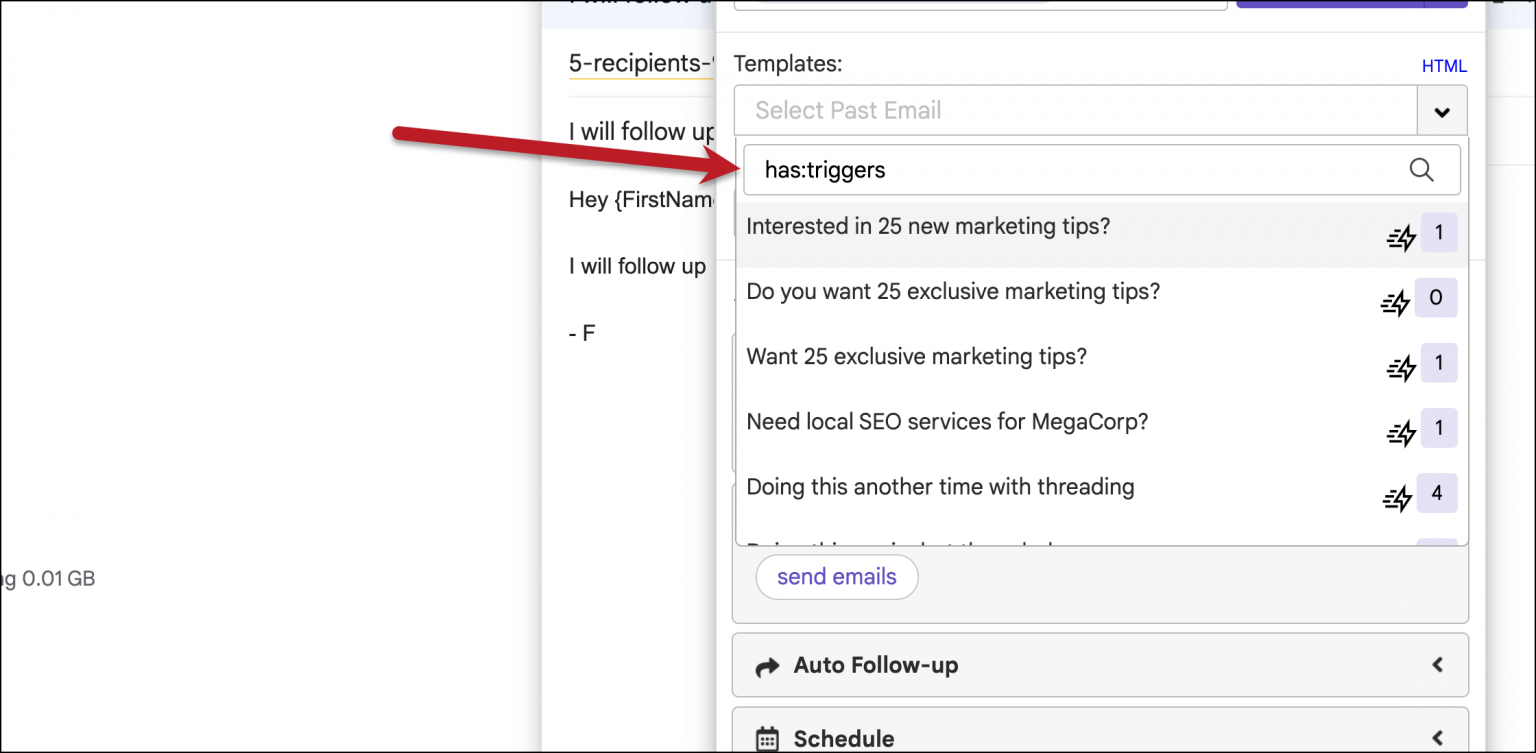 How to use Campaign Templates in Gmail