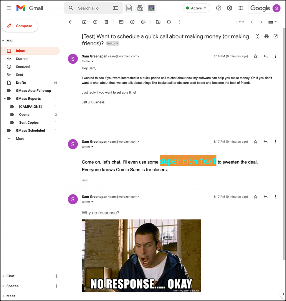 New Feature: Test your email sequence