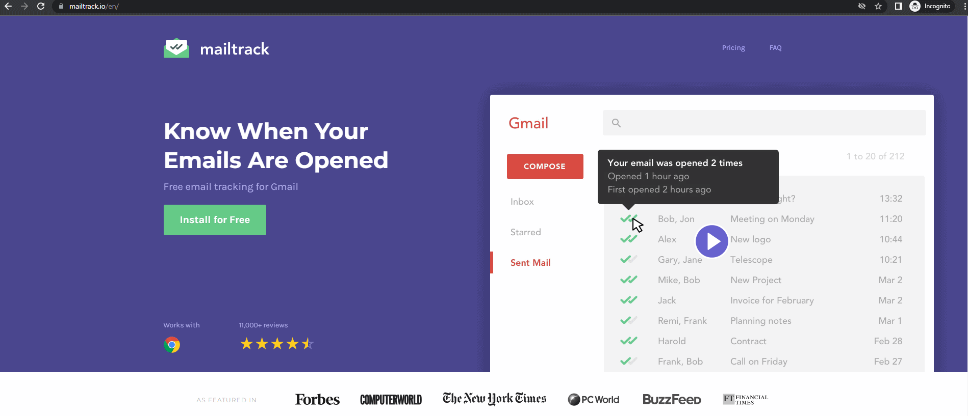 Top 10 Mail Tracker Tools for 2026 (Features, Pricing)