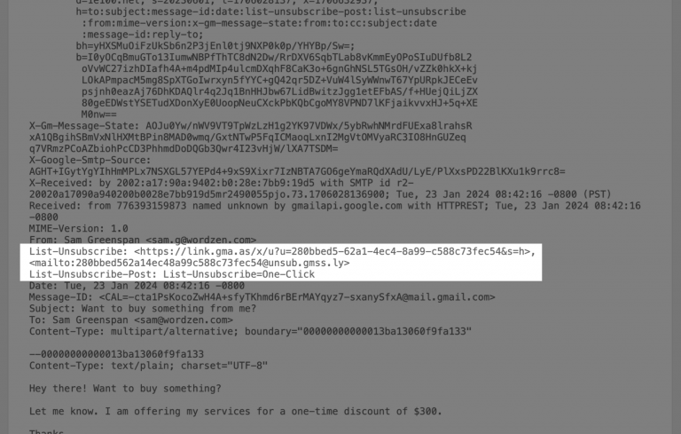 List-Unsubscribe Header: What It Is and How to Implement it in GMass