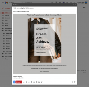 College Admissions Office Email Guide: How to Send Easy Personalized ...