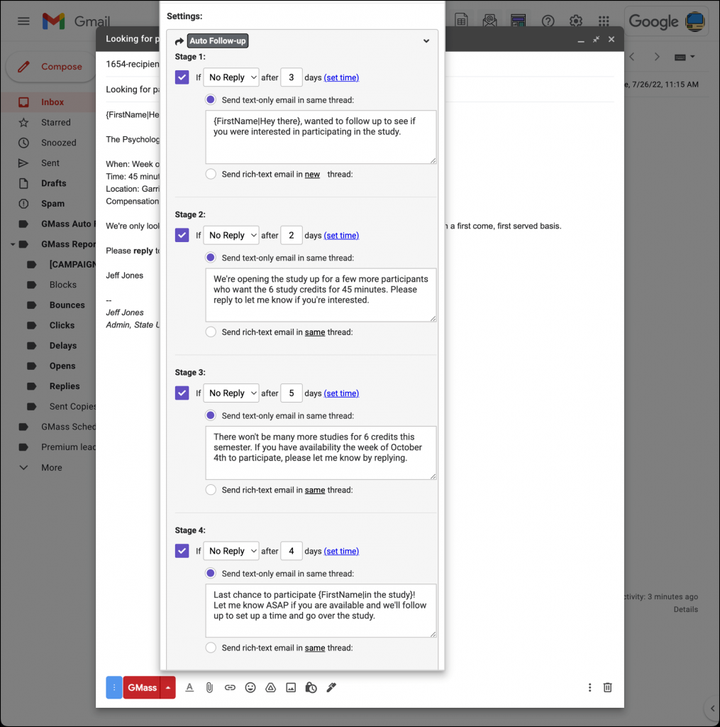 The College Dept. & Faculty Guide to Personalized Mass Emails