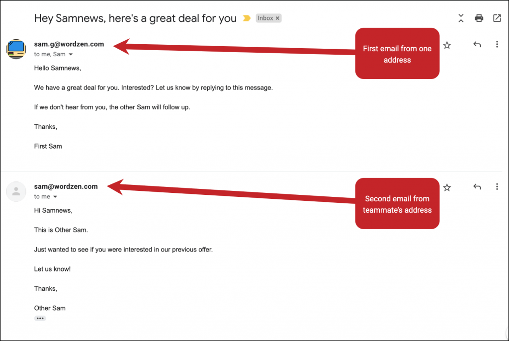 How a Team Member Can Send Follow-Ups to Your Mass Emails