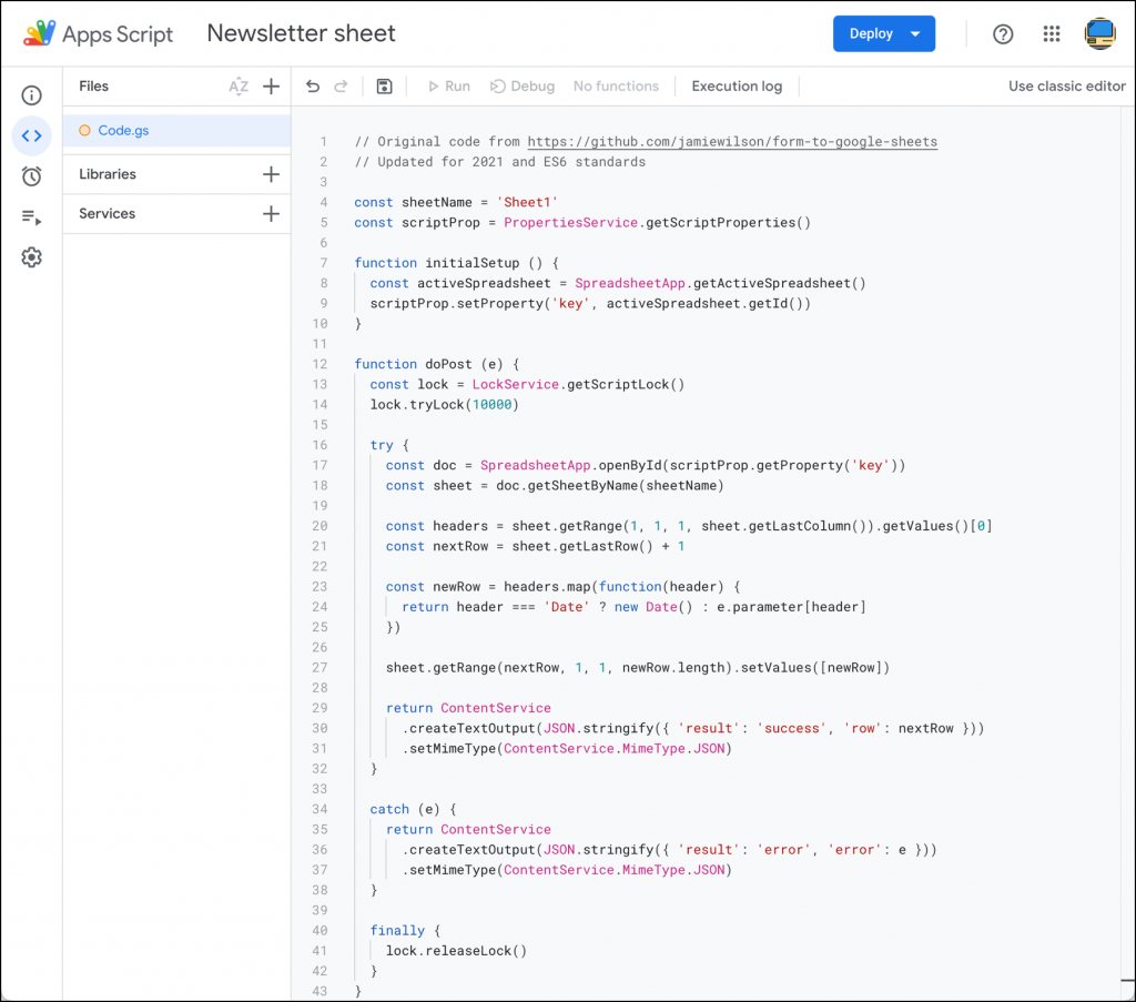 How to Get Subscriber Emails From a Web Form Into Google Sheets (Then GMass)