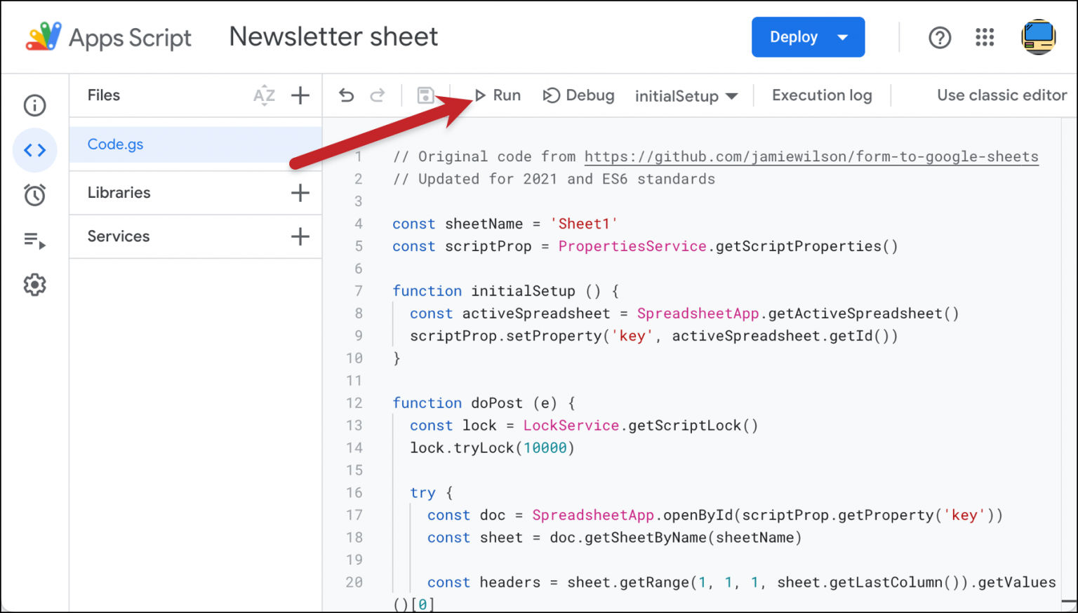 How to Get Subscriber Emails From a Web Form Into Google Sheets (Then GMass)