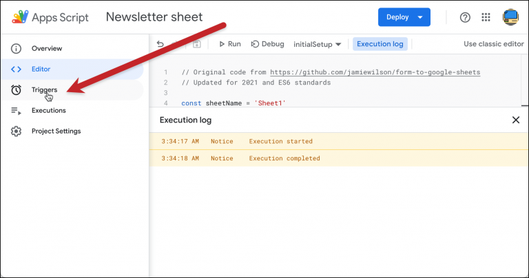 How to Get Subscriber Emails From a Web Form Into Google Sheets (Then ...
