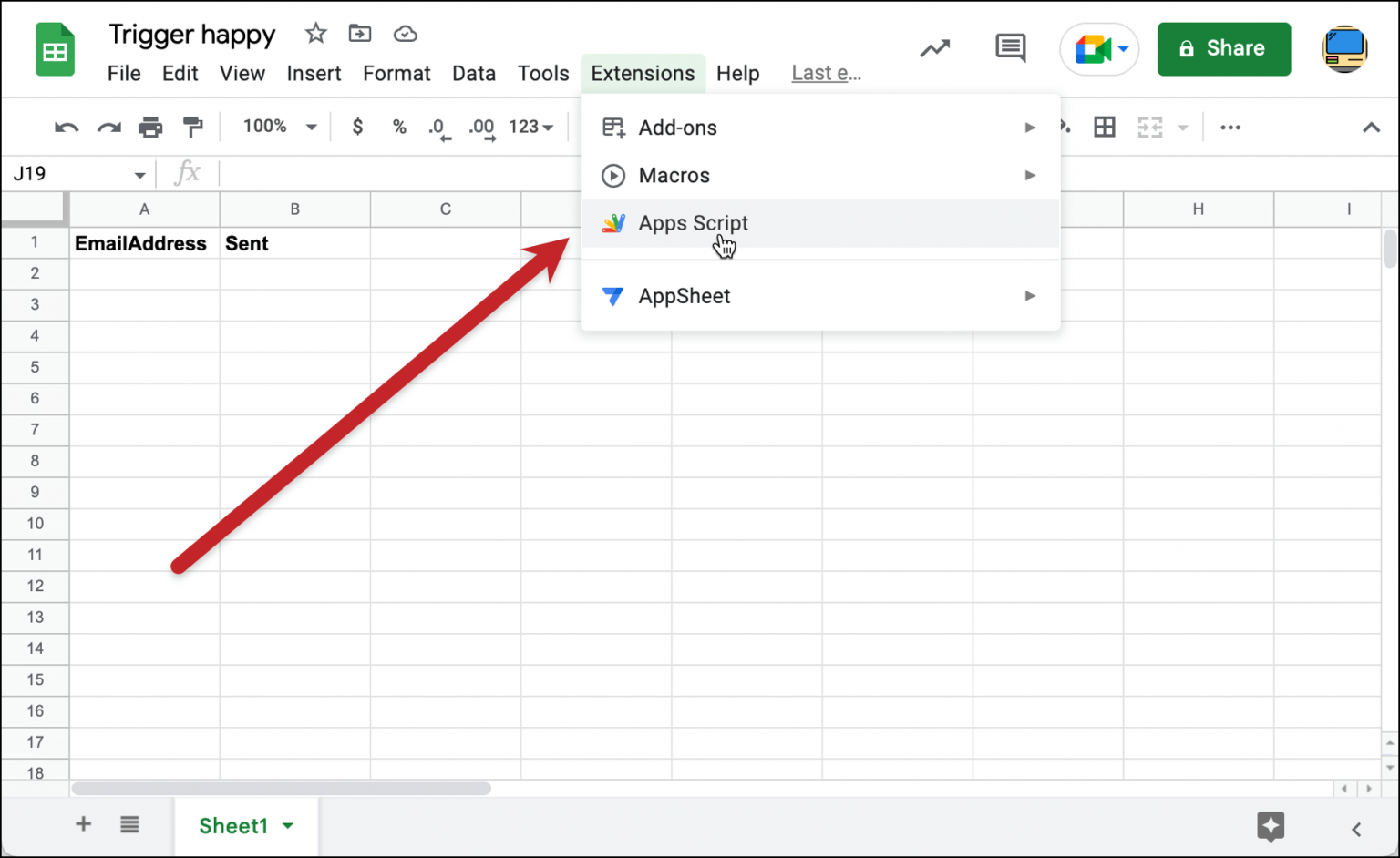 How to Trigger a Transactional Email to New Rows in a Google Sheet