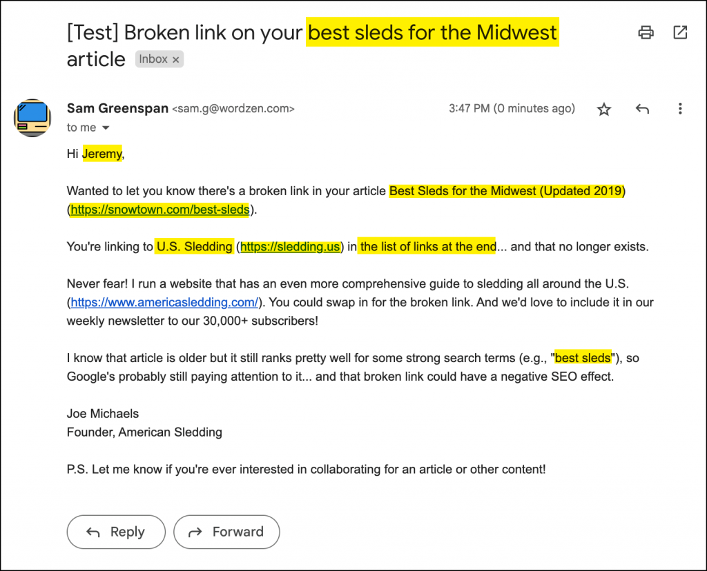 The #1 Broken Link Outreach Template That Will Actually Succeed in 2025