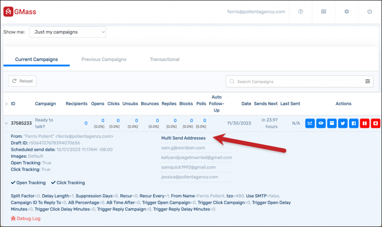 MultiSend: Inbox Rotation Distributes a Campaign Across Email Accounts