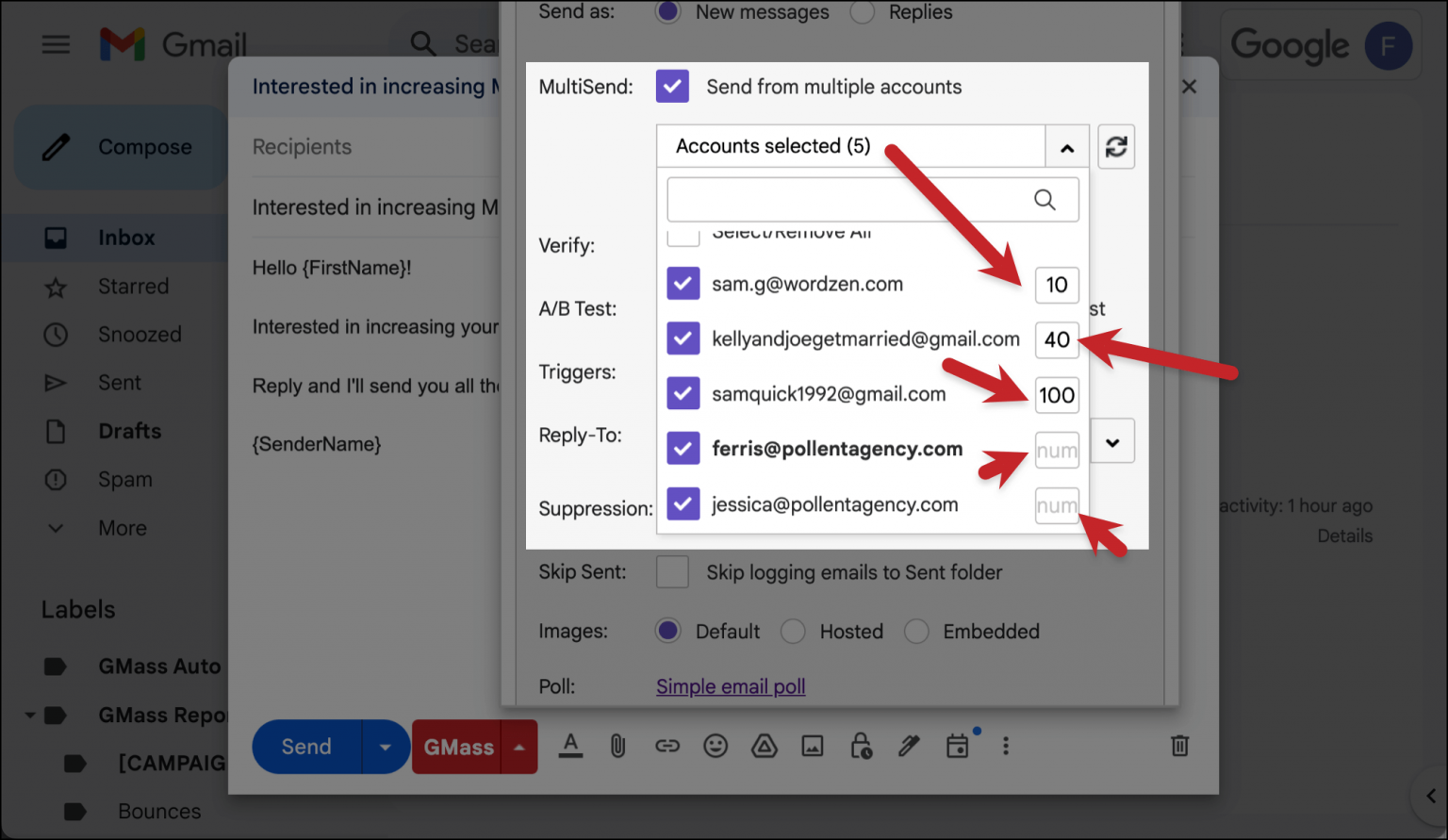 MultiSend: Inbox Rotation Distributes a Campaign Across Email Accounts