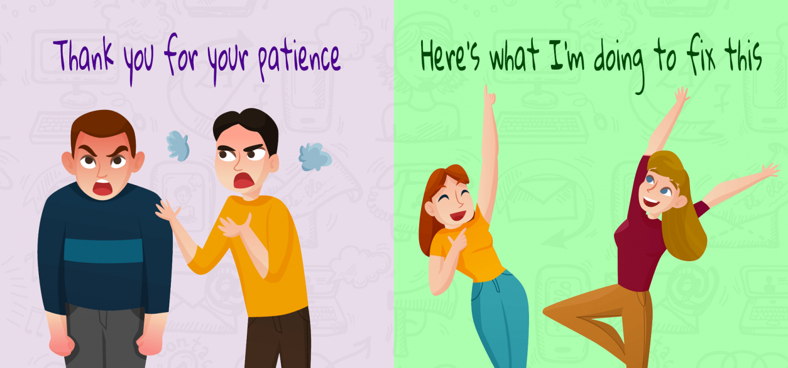 Customers Hate "Thank You For Your Patience" — 8 Better Options