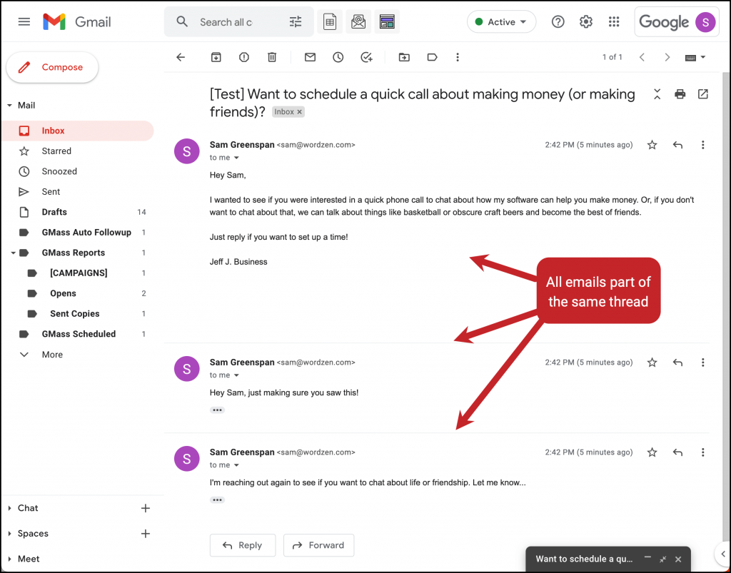 Auto follow-ups and sequences in Gmail: Get more replies with less effort