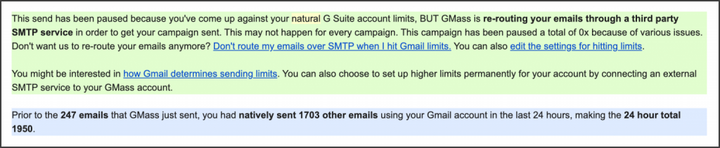 Gmail sending limits: How GMass helps you break through for virtually ...