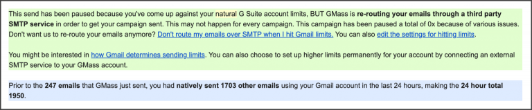 Gmail sending limits: How GMass helps you break through for virtually ...