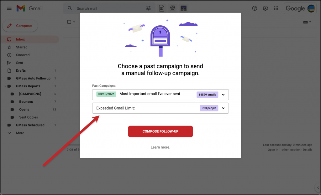 Gmail sending limits: How GMass helps you break through for virtually ...