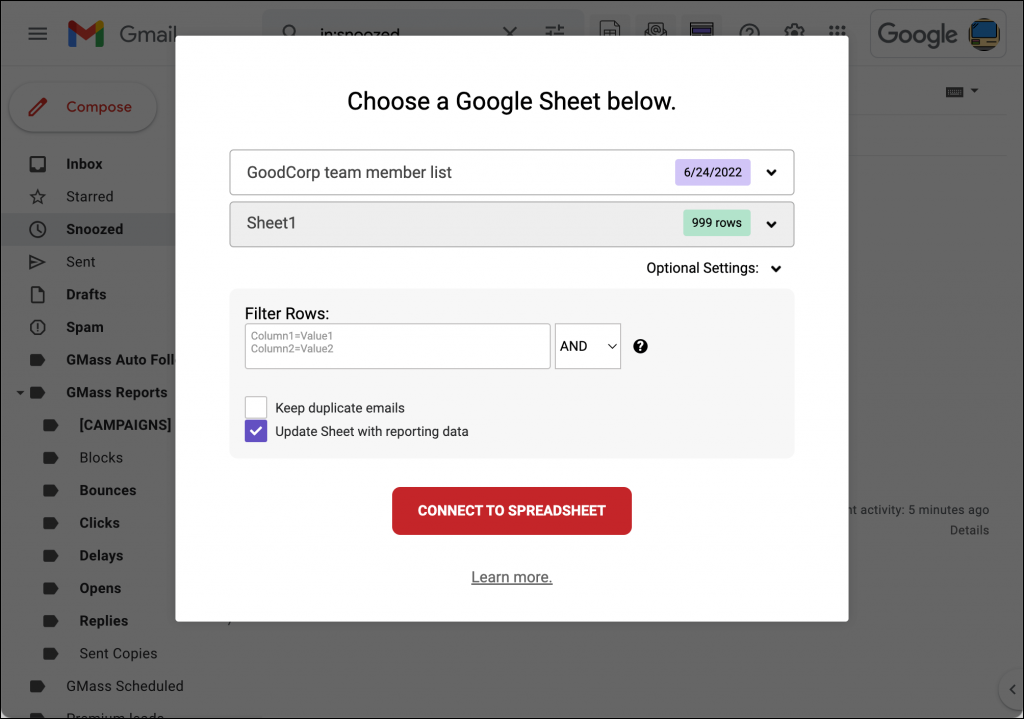 Internal communications email - easy, personalized messages in Gmail