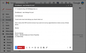 Real estate agents - easy, personalized mass emails in Gmail - GMass