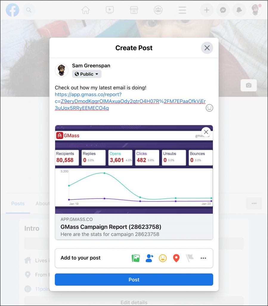 GMass reporting: Accurate, actionable, and shareable email analytics
